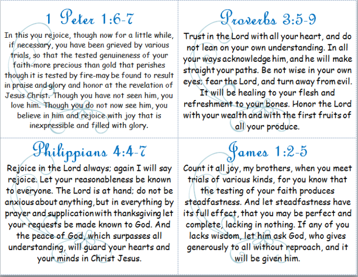 Scripture Memory Cards ~A simple way to memorize scripture {Free ...