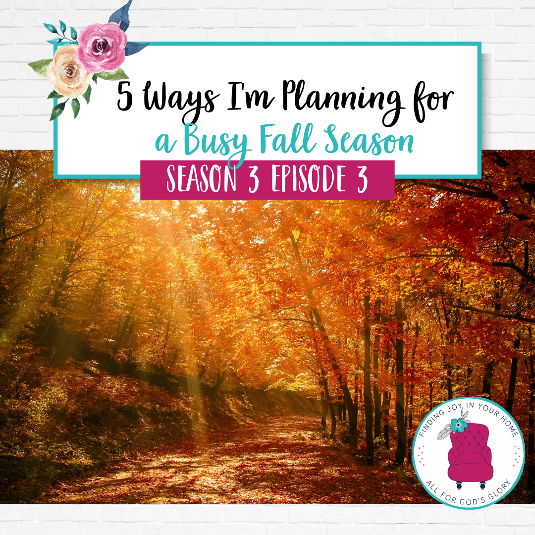 5 Ways I’m Planning for a Busy Fall Season – S3, E3